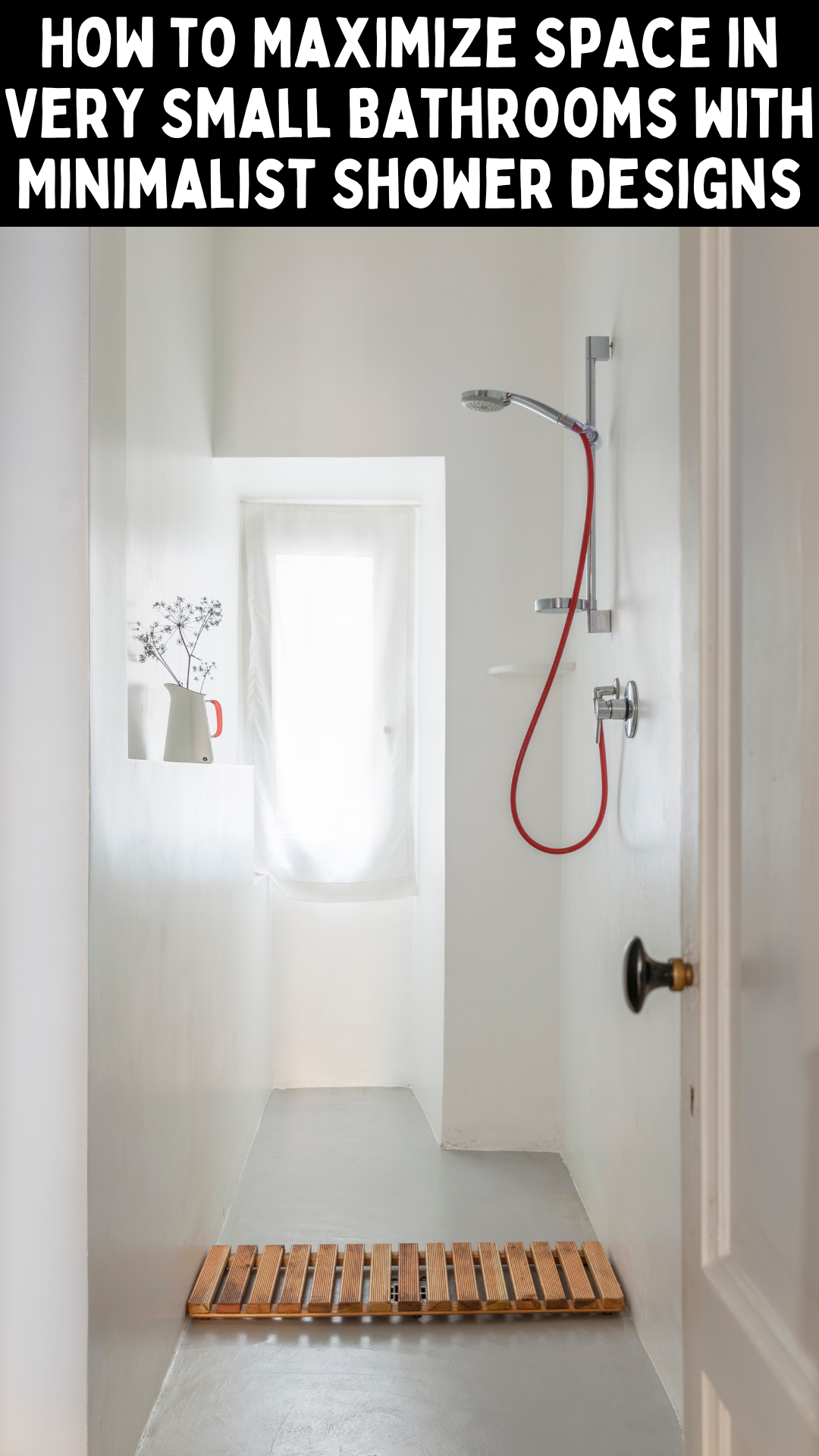How to Maximize Space in Very Small Bathrooms with Minimalist Shower ...
