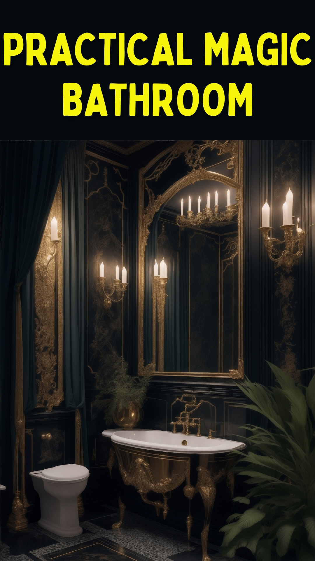 Practical Magic: Transforming Your Bathroom into a Mystical Oasis 🌟 ...