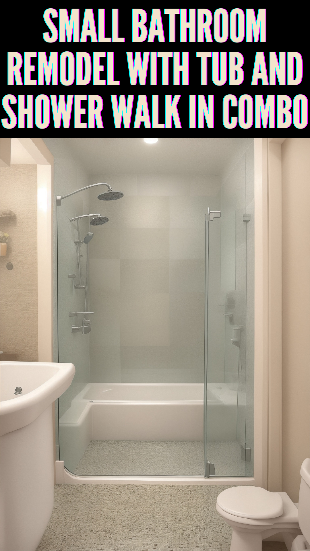 Small Bathroom Remodel: Transforming with a Tub and Shower Walk-In ...