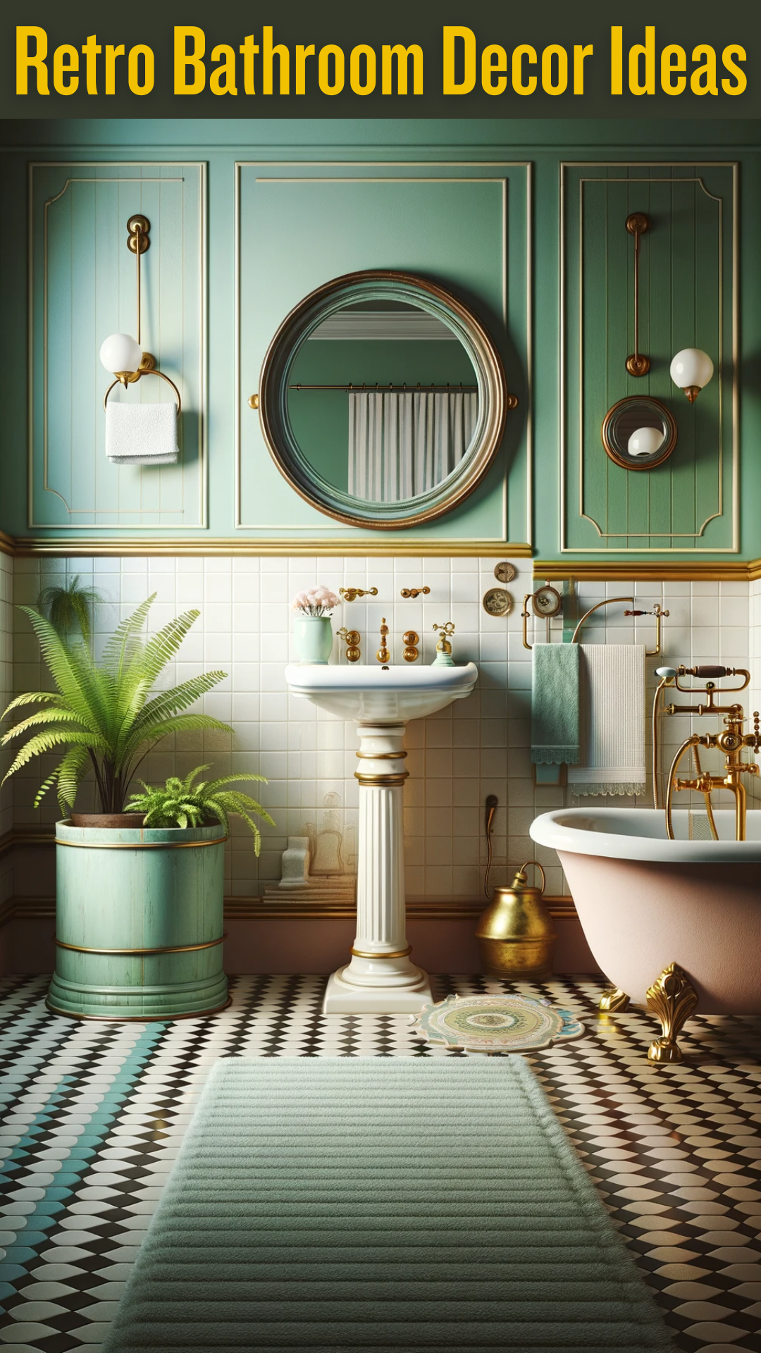 Timeless Charm Unleashed: Retro Bathroom Decor Ideas That Will Amaze ...