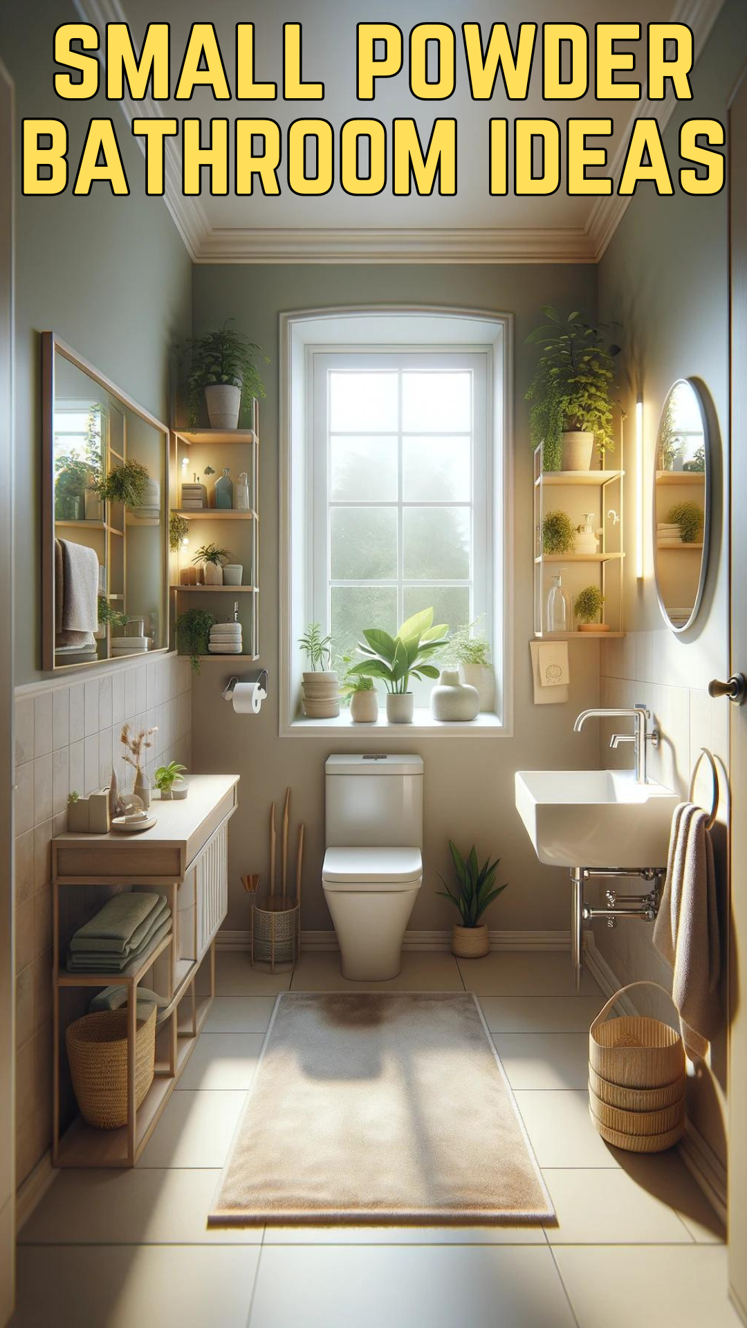 Transform Your Tiny Powder Room with These Ingenious Small Bathroom Ideas - Badezimmer Deko Ideen