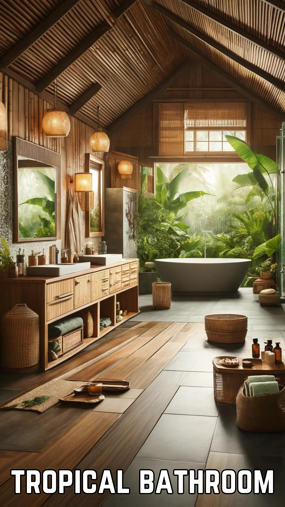 Transform Your Space with a Tropical Bathroom - Badezimmer Deko Ideen