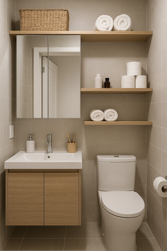 Mini Bad ganz groß Clevere Ideen für kleines Badezimmer mit Dusche die ...